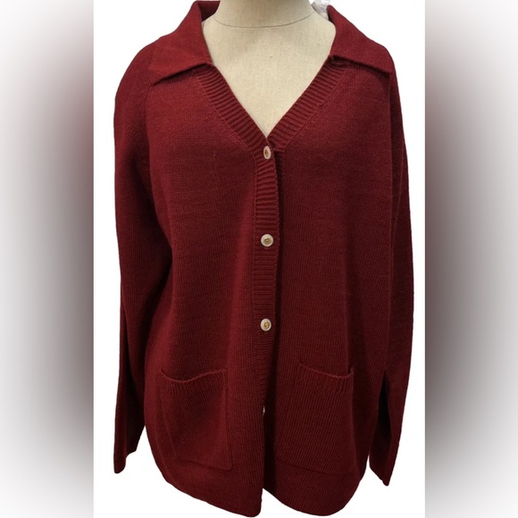 Lilly of California | Sweaters | Lilly Of California Knit Red Cardigan ...